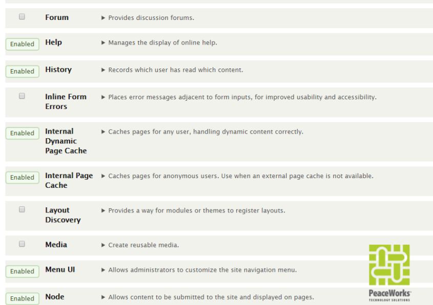 Module Checkbox Clean